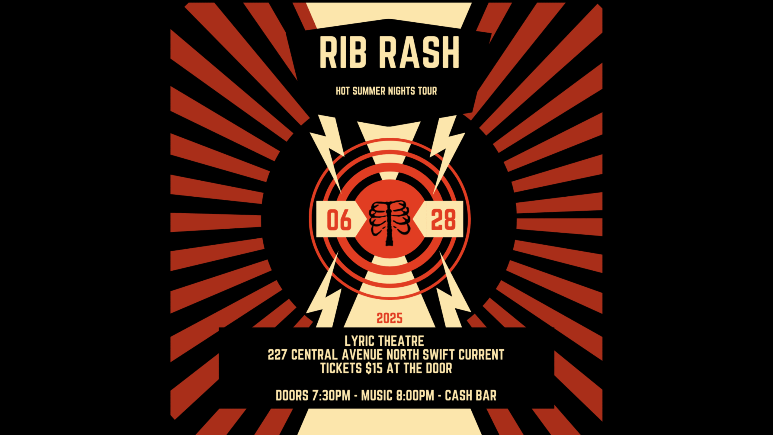 Rib Rash : Hot Summer Nights Tour - The Lyric Theatre